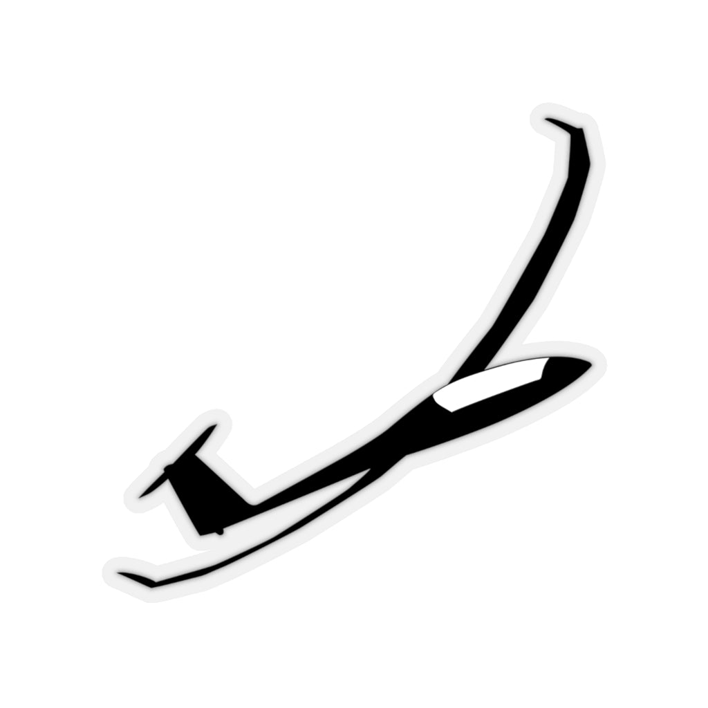 Glider / Sailplane Curved Wings Sticker – Pure Glide